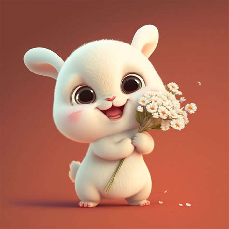 捧花的兔子 最新更新 图库 素材集市