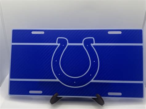 Placa De Matrícula De Equipo De La Nfl Indianapolis Colts Por Jandaa Makerworld
