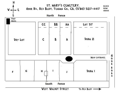 Free Cemetery Plot Template