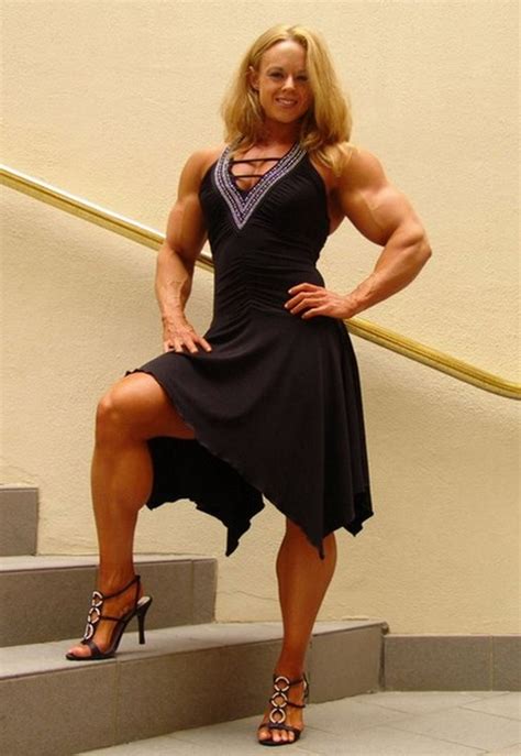 Muscular Womens Dressed Kristy Hawkins