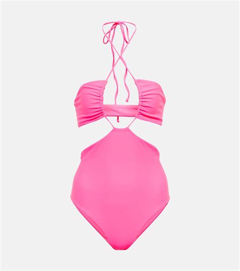 Layla Swimsuit In Pink Jade Swim Mytheresa