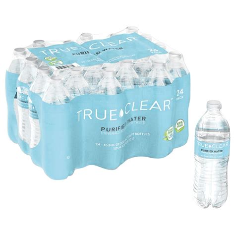 True Clear Purified Water Bottle 16 9 Oz Bottle 84 Case Pallet Würth Louis And Company