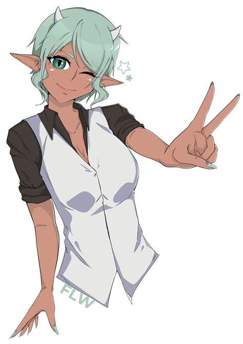 Elf Oc Art Trade By Facelesswolf On Newgrounds