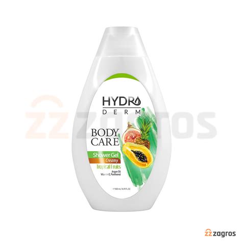 قيمت و خريد شامپو بدن کرمی هیدرودرم با رایحه میوه های استوایی 500 میل