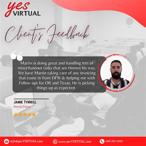 Yesvirtual Remoteteam Virtualassistant Clienttestimonial Yesvirtual