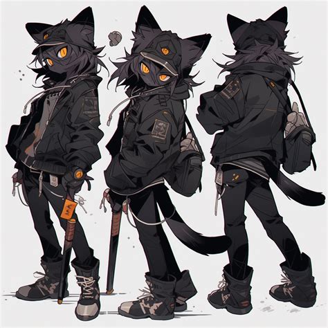 Black Cat Fursona Adopt 3 By Wish Fall On Deviantart