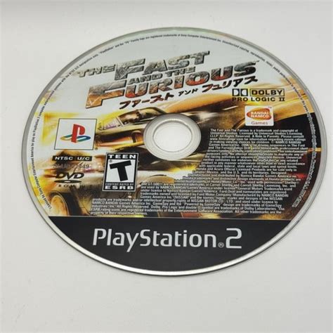 The Fast And The Furious Playstation 2 Video Game Teen Rated Ebay