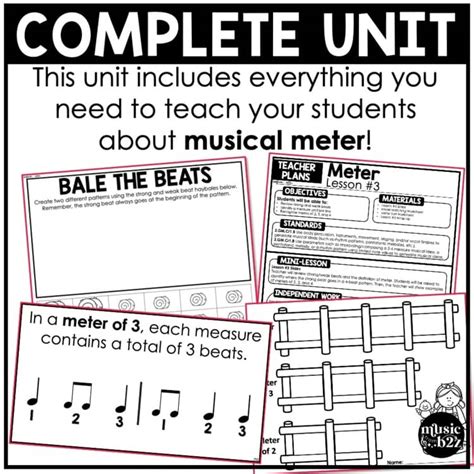 Meter Time Signature Unit Elementary Music Curriculum Lesson Activity Games