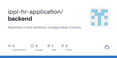 github ippl hr application backend repository untuk backend