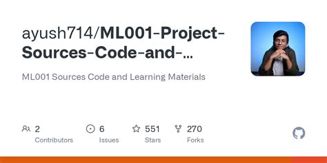Ml001 Project Sources Code And Learning Materialsml001 Lecture Notes