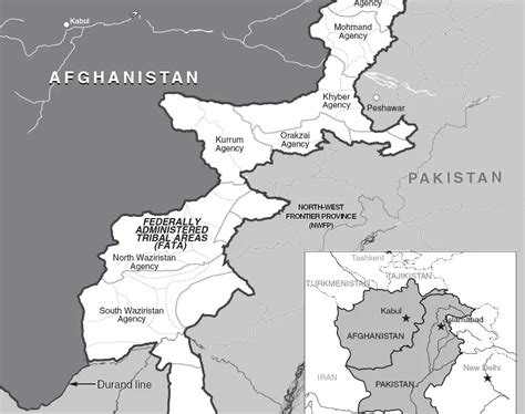Map Of Fata In Pakistan