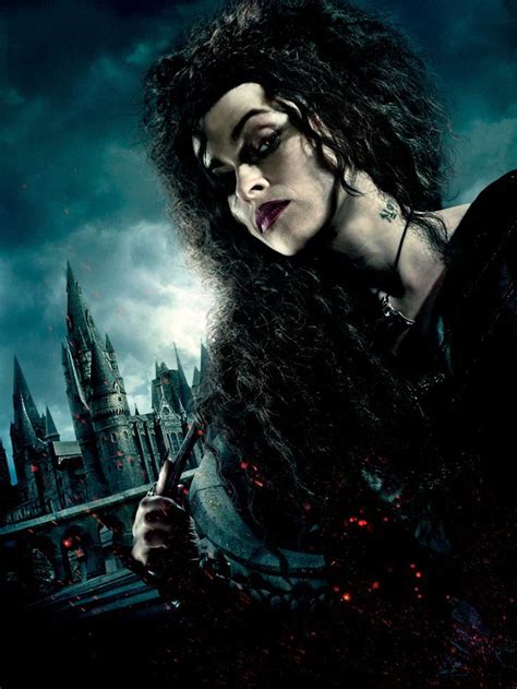 Helena Bonham Carter As Bellatrix Lestrange Harry Potter Wallpaper