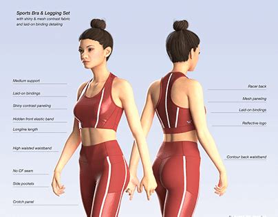 D Activewear Design Concept Behance