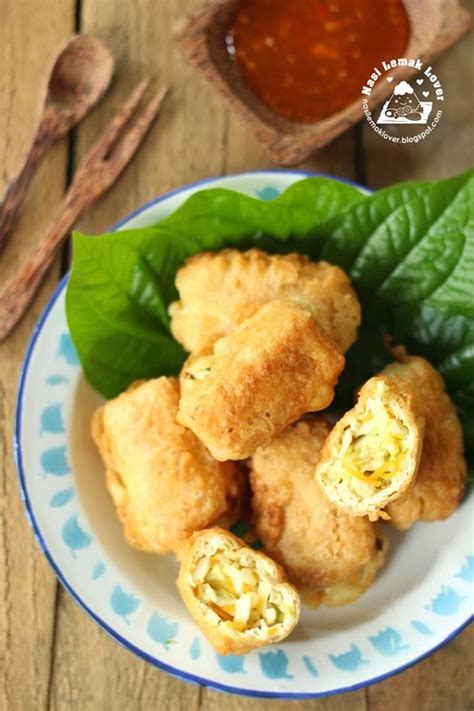 Nasi Lemak Lover Tafu Berontak Deep Fried Stuffed Tofu Puff With