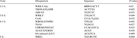 Over Representation Of Transcription Factor Binding Motifs In Genes