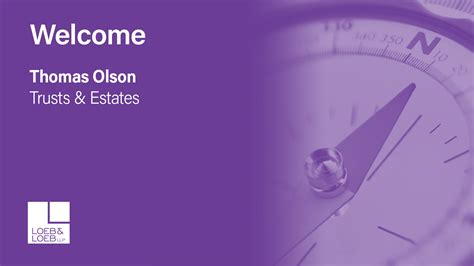 Loeb And Loeb Welcomes Trusts And Estates Partner In Chicago Loeb And Loeb Llp