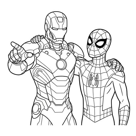 39 Avengers Para Colorear Héroe Marvel Coloreando Juntos
