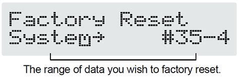 Gt 6 Restoring The Factory Settings Factory Reset Roland Corporation