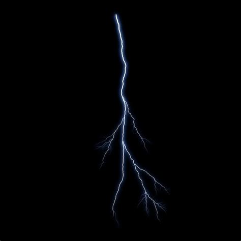 Premium Photo Isolated Realistic Electrical Lightning Strike Visual