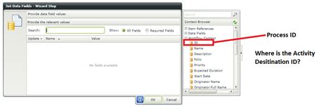 process instance and activity destination instance not shown community