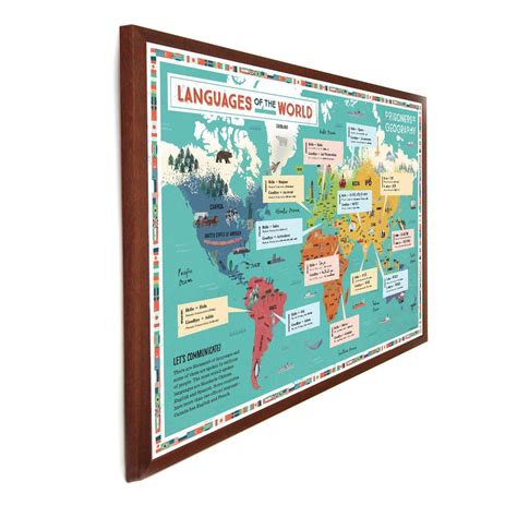 Languages Of The World Map The Most Spoken Languages In The World