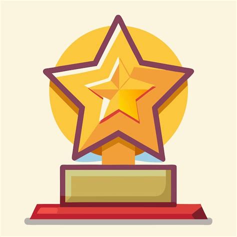 Star Trophy Clipart Vector Art And Illustration Premium Ai Generated