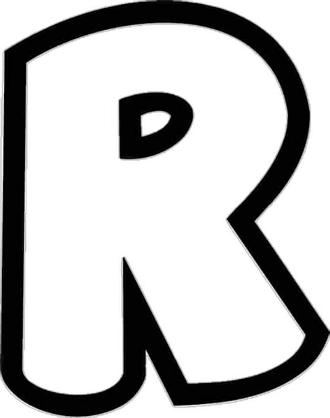 Free Printable Bubble Letter Stencils Bubble Letter R Stencil Letter Stencils Free Printable