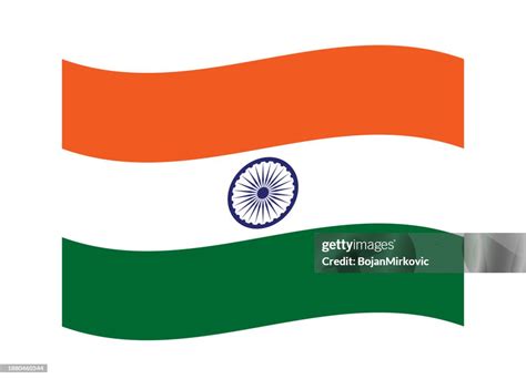 India Waving Flag Vector High Res Vector Graphic Getty Images
