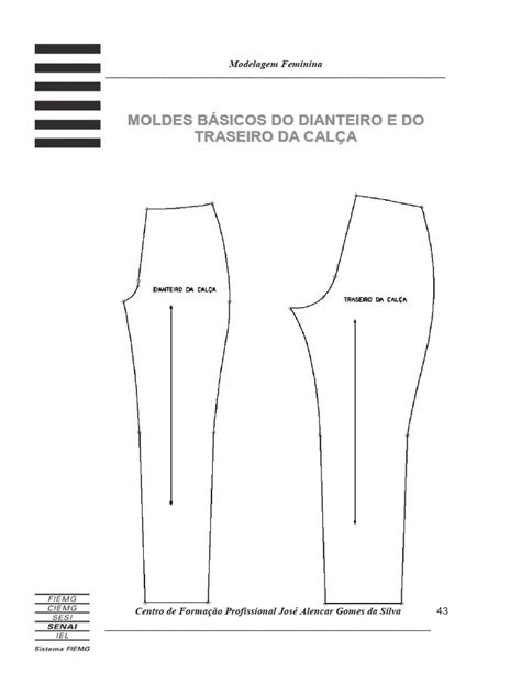 Moldes Grátis De Calças Femininas Pdf