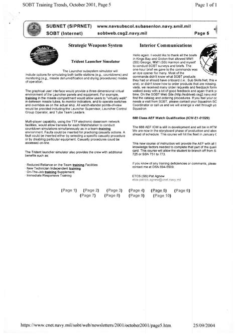 US Navy Strategic Weapons Systems SIPRNET Nuclear Information Service