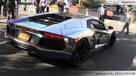 Chrome Lamborghini Aventador Lp 700 4 Revvs Youtube