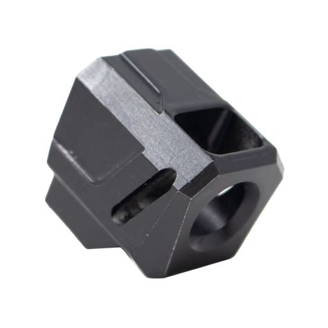 Faxon Firearms Exos 524 9mm Compensator For Smith And Wesson Mandp Shield Shield Plus Pistols 1 2x28