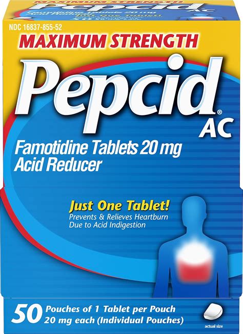 Pepcid Max Strength Table Size 50ct Pepcid Max Strength