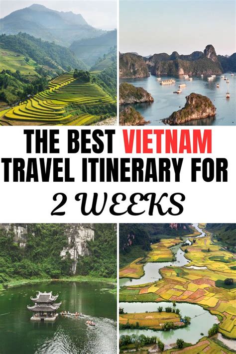 Ultimate Vietnam Travel Itinerary For 2 Weeks Vietnam Travel Vietnam