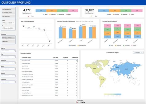 Customer Profiling Dashboard Template Clicdata