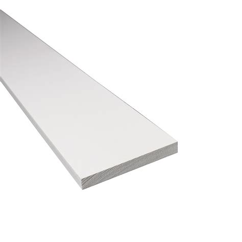 Proline 1 In X 6 In X 18 Reversible Smoothwood Grain Pvc Trim Board