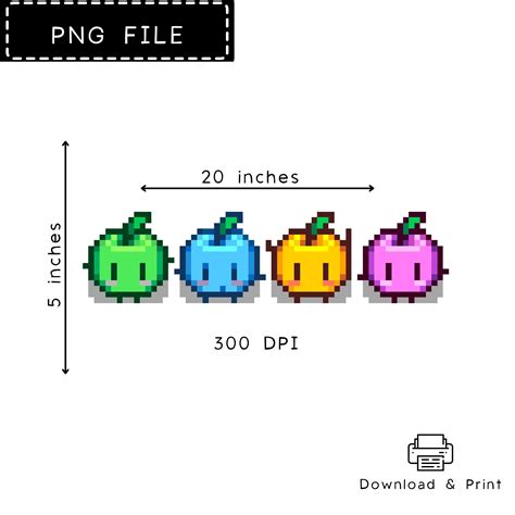 Printable Stardew Valley Junimo Png File Etsy Stardew Valley Prints Heart T Wrapping