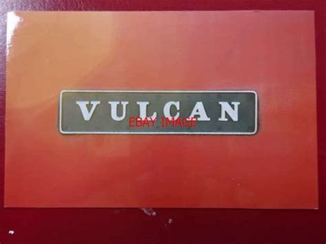 Photo Br Nameplate Vulcan Ebay Uk