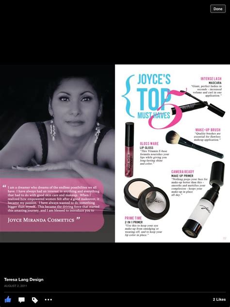 Joyce Miranda Cosmetics Best Makeup Products Lash Perfect Makeup