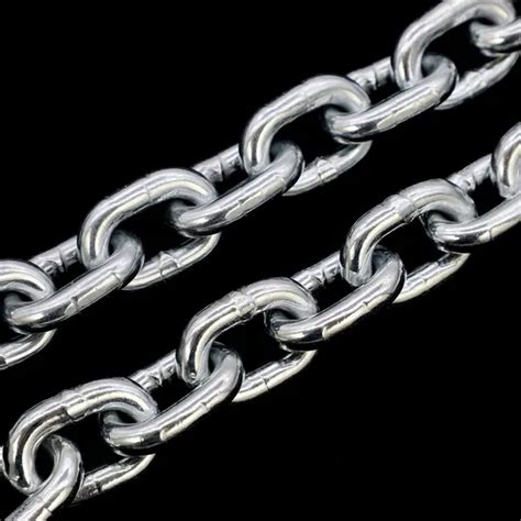 316 Welded Smooth Join Link Chain Zinc Coated Mild Steel Link Chain