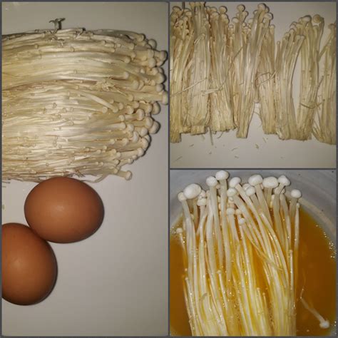 초간단 팽이버섯 계란부침