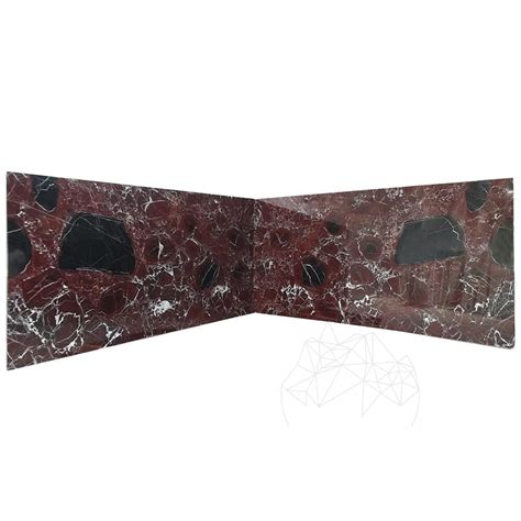 Dalle De Marbre Poli Rosso Levantodescalier De Comptoir Pierreonlinefr