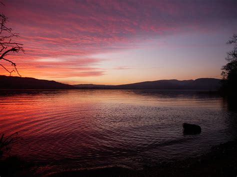 Loch Lomond Sunset A Brilliant Sunset Looking West Over Lo Flickr
