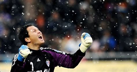 우승 포효하는 이운재