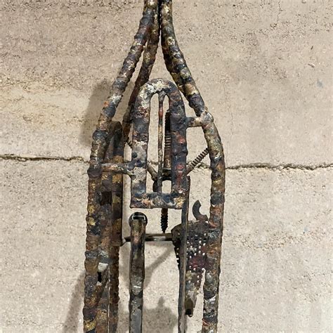 Welded Brass Sculpture By Max Finkelstein Machine Texture Art 1970s Calif For Sale At 1stdibs