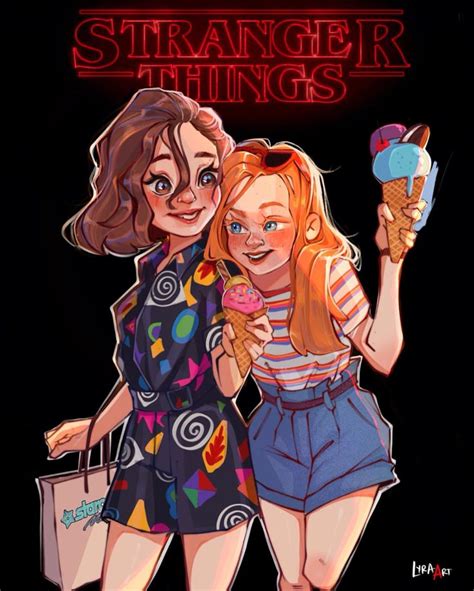 Stranger Things Max And Eleven By Lyra Rei Lyra Art Sadie Sink