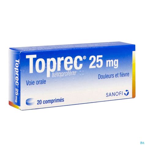 Toprec 25mg Cpr 20 • La Trousse De Marie