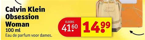 Calvin Klein Obsession Woman Aanbieding Bij Kruidvat