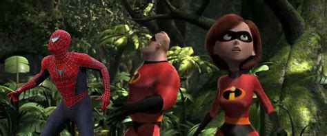 Spider Man Mr Incredible And Elastigirl In Jungle By Jquiles21 On Deviantart