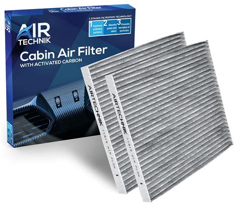 Airtechnik Cf11819 Cabin Air Filter Wactivated Carbon 2 Pack Fits